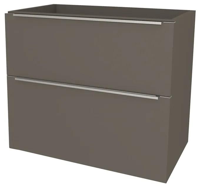 Mereo Mailo, koupelnová skříňka 101 cm, chrom madlo, Multidecor, Lávová šedá CN592SLAS1