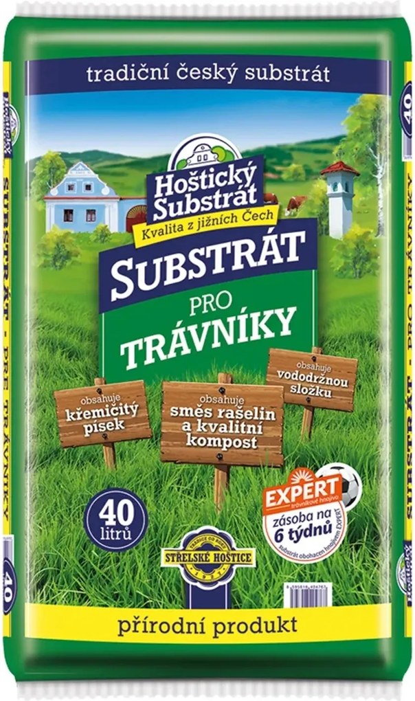 Hoštický Substrát pro trávníky 40 l