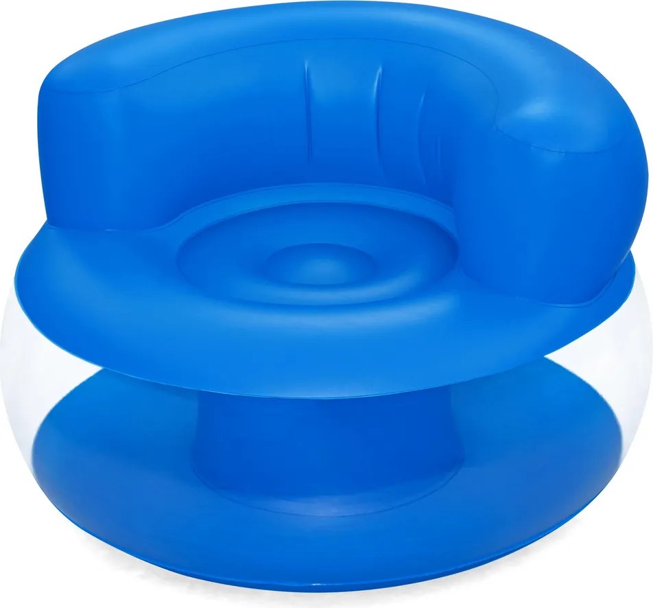 Bestway Nafukovací křeslo modré 112 x 112 x 70 cm 75138