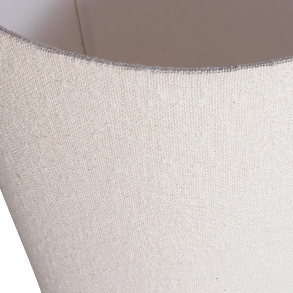 Béžová stojací lampa s textilním stínidlem (výška 187 cm) Loft – WOOOD