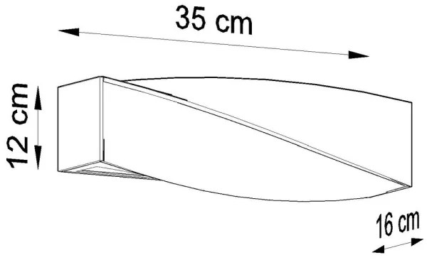 Sollux SL.0229 - Nástěnné svítidlo SIGMA MINI 1xE27/60W/230V bílá
