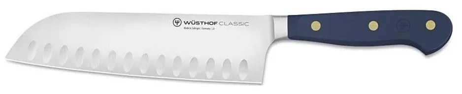 Wüsthof - Kuchyňský nůž santoku CLASSIC COLOUR 17 cm modrá