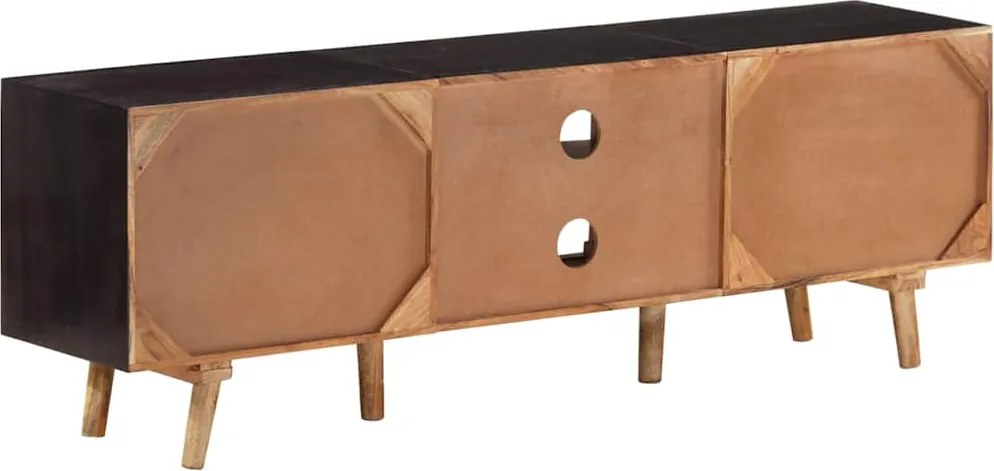 TV stolek 140 x 30 x 46 cm hrubé mangovníkové a akáciové dřevo 338420