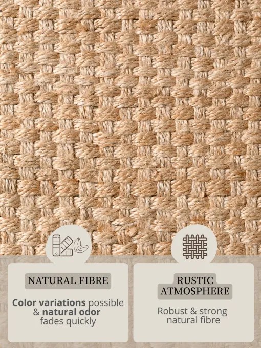 Koberec Hanse Home Handloom 1.0 FJORD přírodní / zlatý