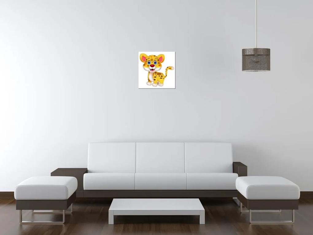 Gario Obraz na plátně Žlutý gepard Rozměry: 30 x 30 cm