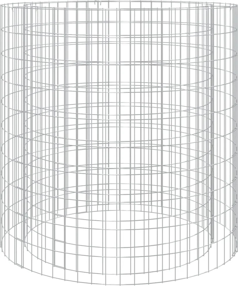 Gabionové ohniště Ø 100 cm pozinkovaná ocel 153561