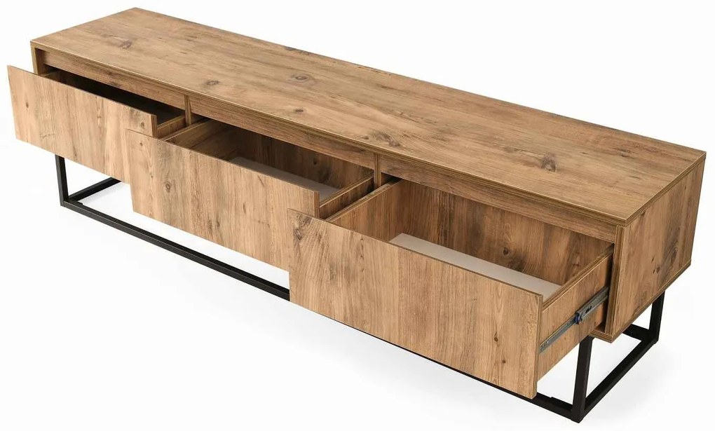 Designový TV stolek Olesia 180 cm borovice