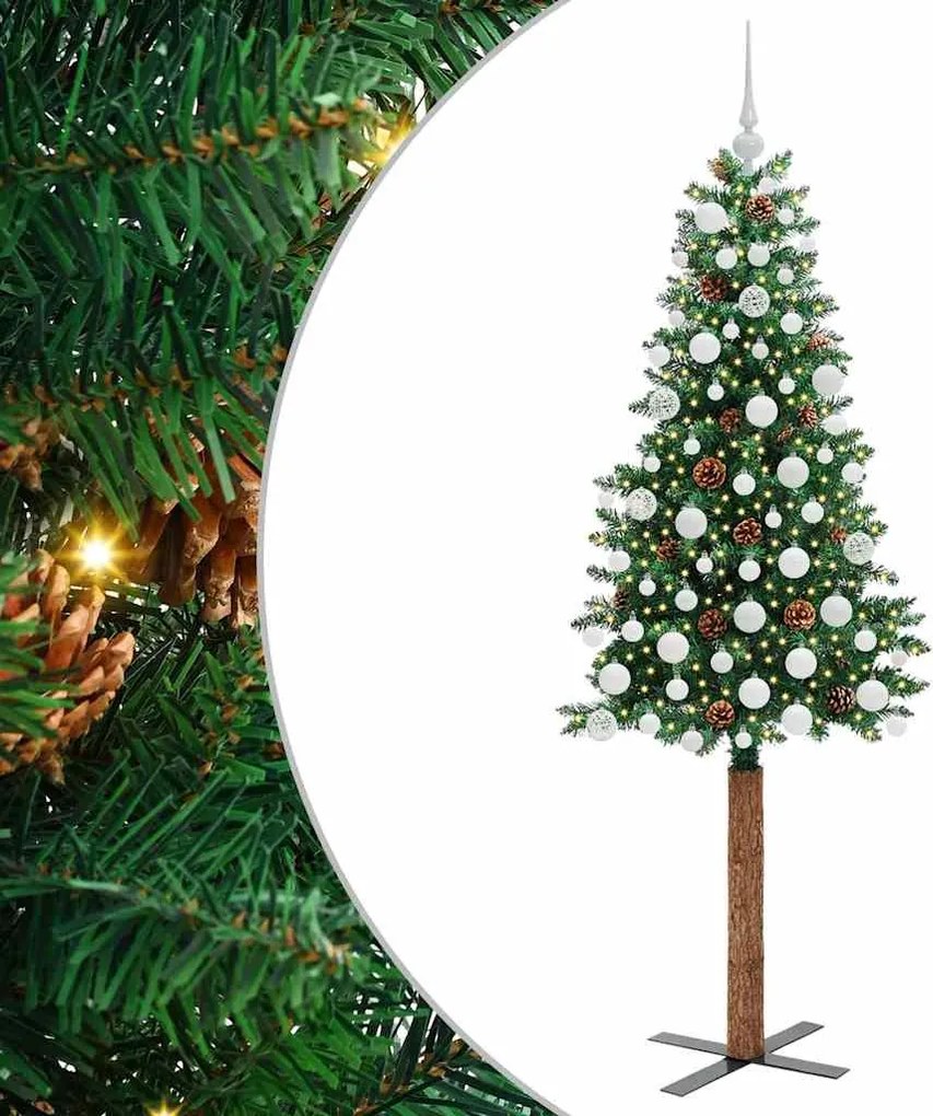 Úzký vánoční stromeček Zelená 180 cm 3394867