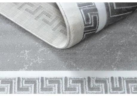 Dywany Luszczow Kusový koberec GLOSS 2813 27, rám, řecký šedá Rozměr koberce: 160 x 220 cm
