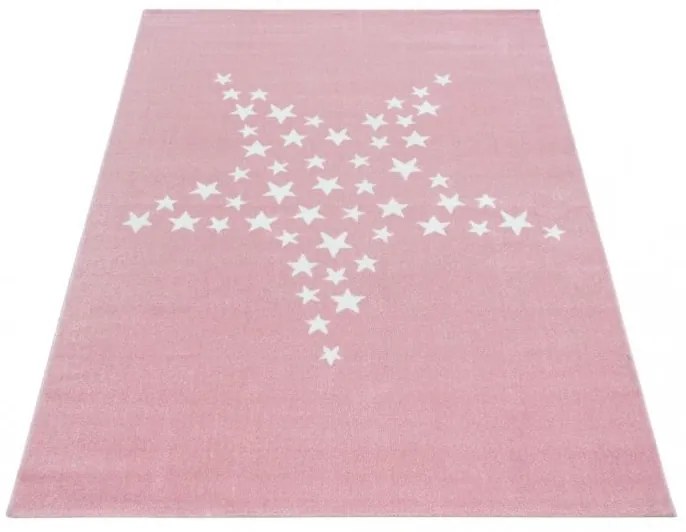 Dětský kusový koberec Bambi 870 Pink | Růžový Typ: 80x150 cm