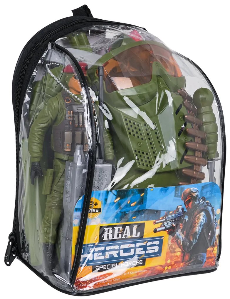 RKToys Dětská vojenská sada - 16 dílů
