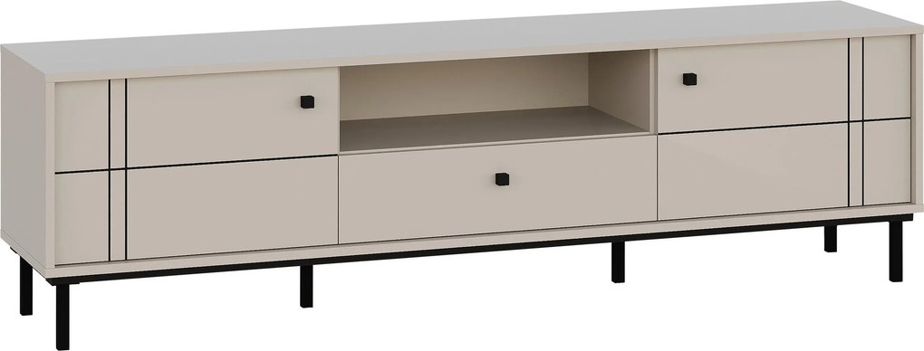 XXXLutz NÍZKÁ KOMODA, kašmírová, 170/49,2/37 cm Carryhome - Online Only TV příslušenství - 000017004413