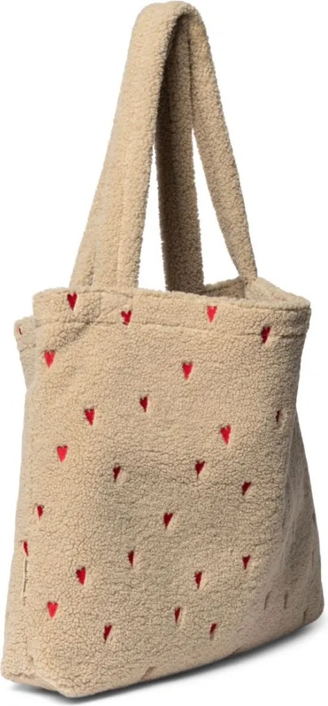 Studio Noos Teddy Hearts Mom Bag Brown Hearts