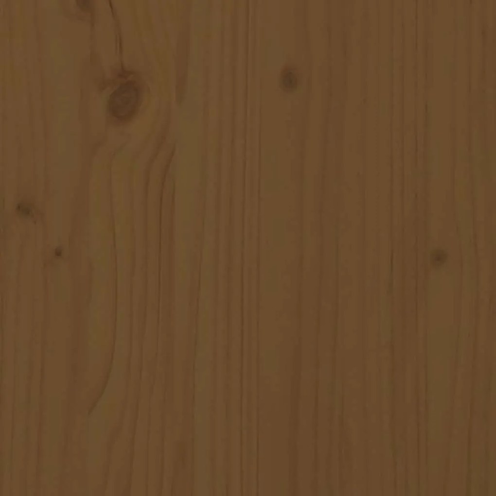 Rám postele medově hnědý masivní dřevo 200 x 200 cm 3104696