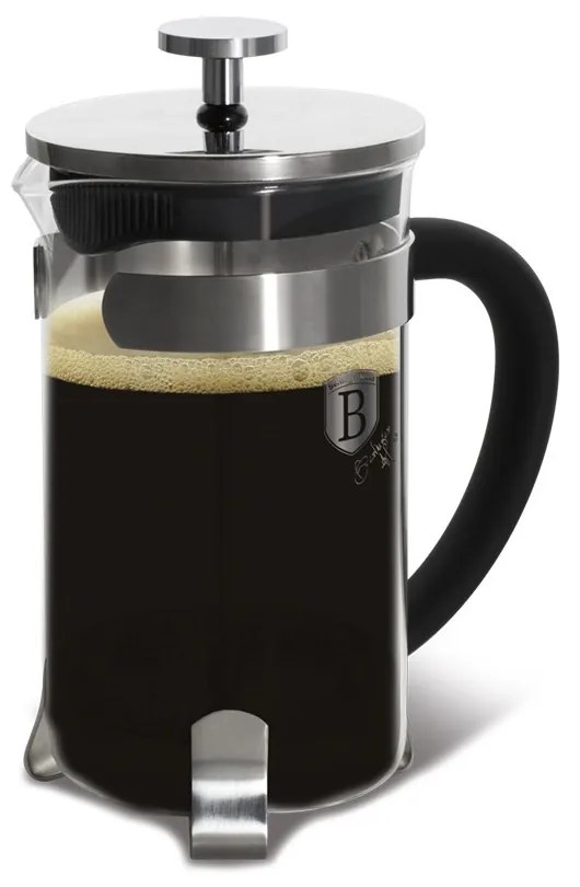 BERLINGERHAUS Konvička na čaj a kávu French Press 800 ml černá BH-1788