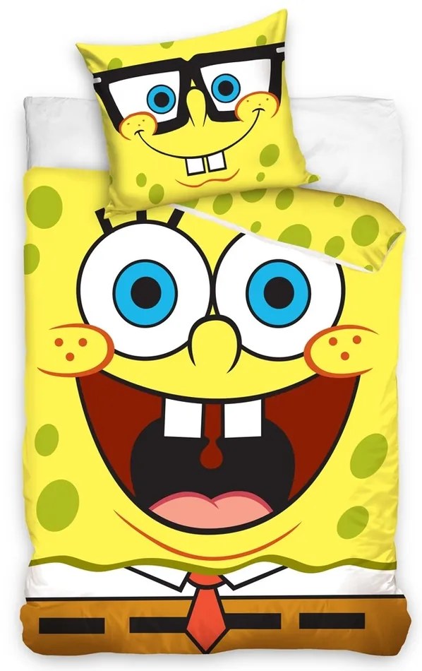 Carbotex Dětské povlečení SpongeBob 140x200 70x80