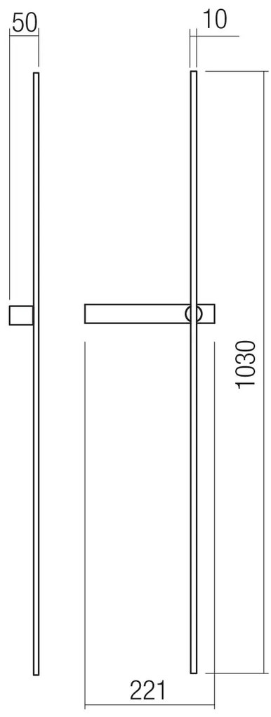 Světla a lustry REDO GROUP Redo TANGENT designové nástěnné světlo CCT LED 9W zlatý mat