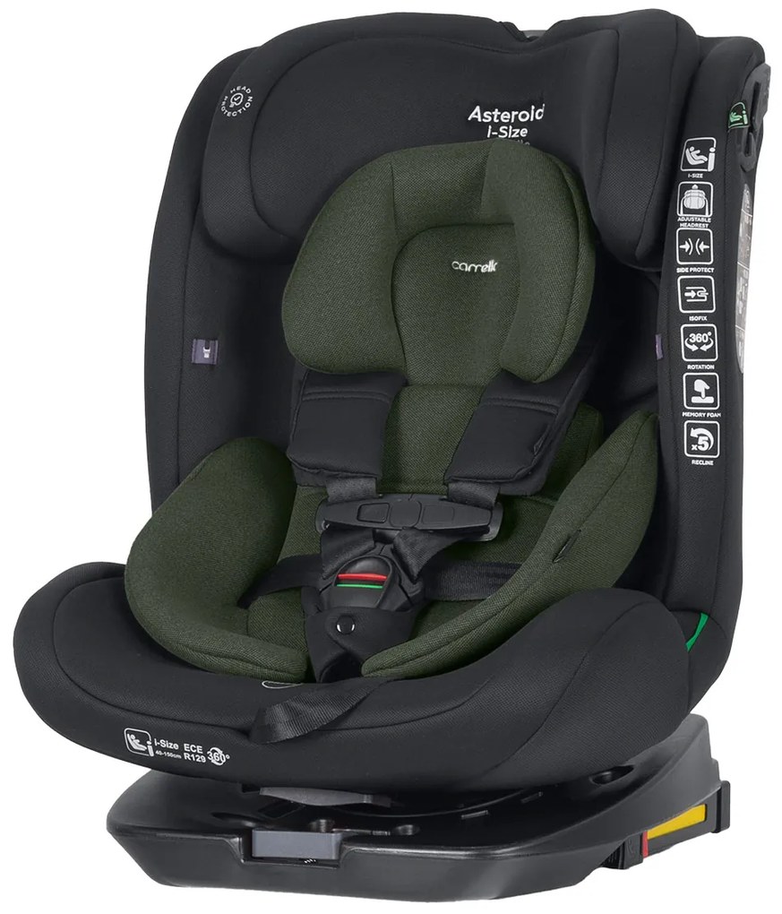 Dětská autosedačka Carrello Asteroid CRL-17001 i-Size Hunter Green