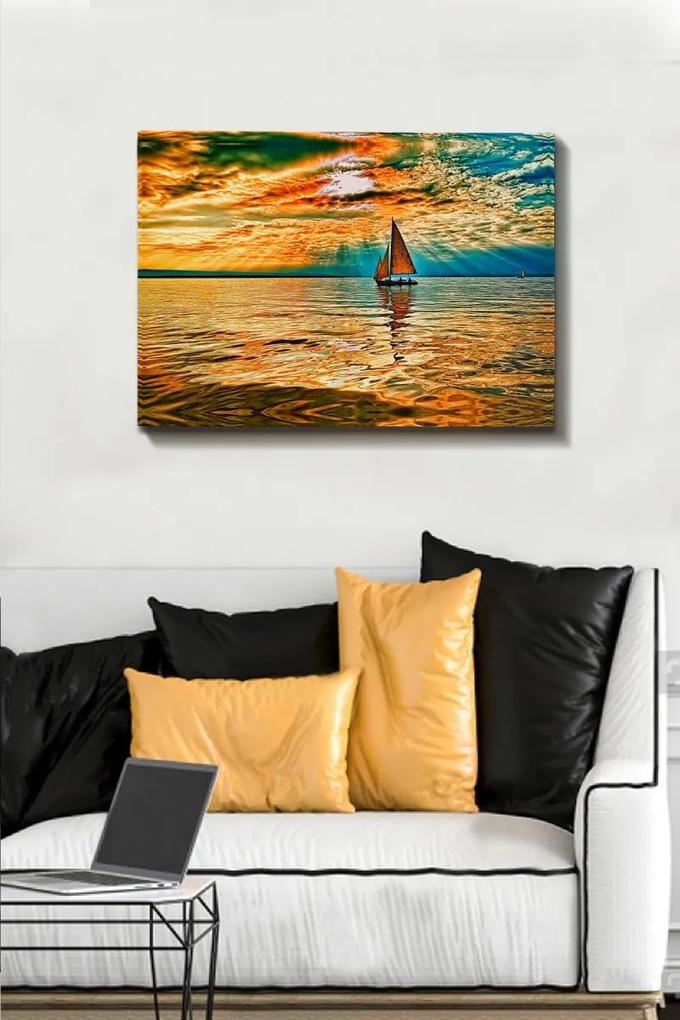 Obraz na plátně Boat trip 30x70 cm