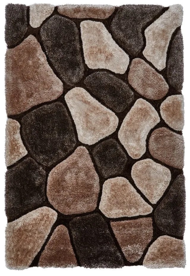 Béžovohnědý ručně vázaný koberec Think Rugs Noble House, 120 x 170 cm