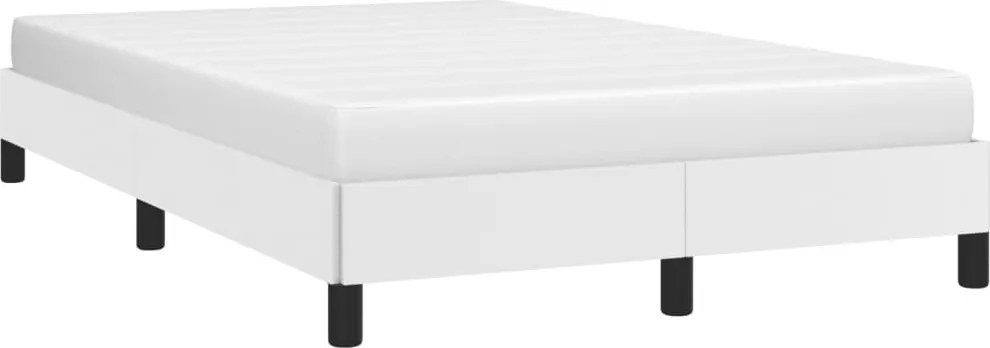 vidaXL Rám postele 120 x 200 cm umělá kůže [346893] Barva: Bílá