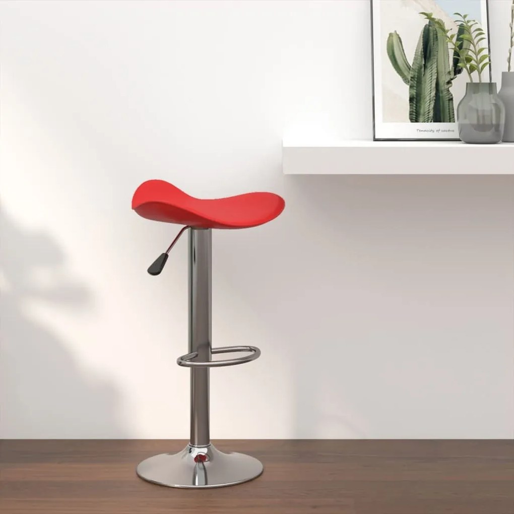vidaXL Barová stolička chromovaná ocel a umělá kůže [335086] Barva: Bílá