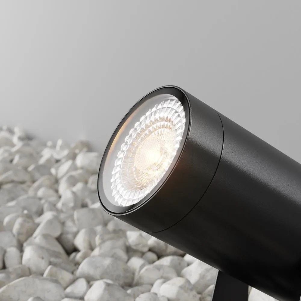M O025FL-01B Venkovní reflektor Scope 20W GU10 360° IP65 černý hliník - MAYTONI