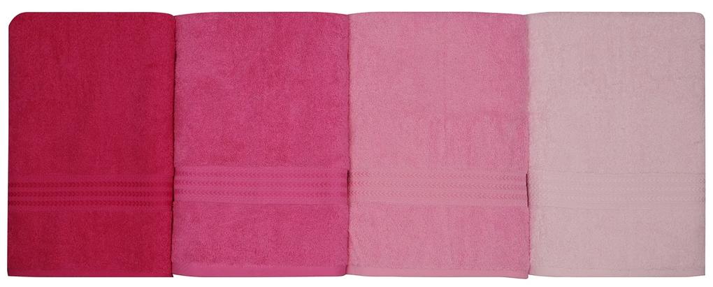 L´essentiel Maison Osuška, Set 4 ks Rainbow - Pink, Růžová, Fuchsia