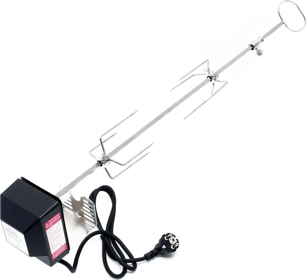 Grilovací rožeň Wiltec – 82 cm, 230 V (62065)
