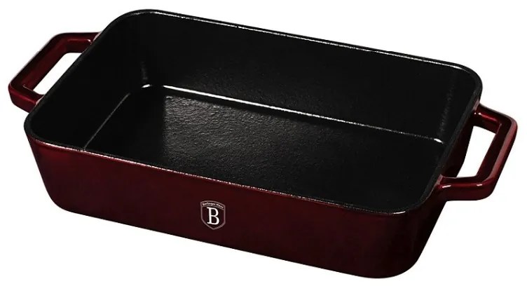 BERLINGERHAUS Pekáč litinový 37 x 21 cm Burgundy Line BH-6500