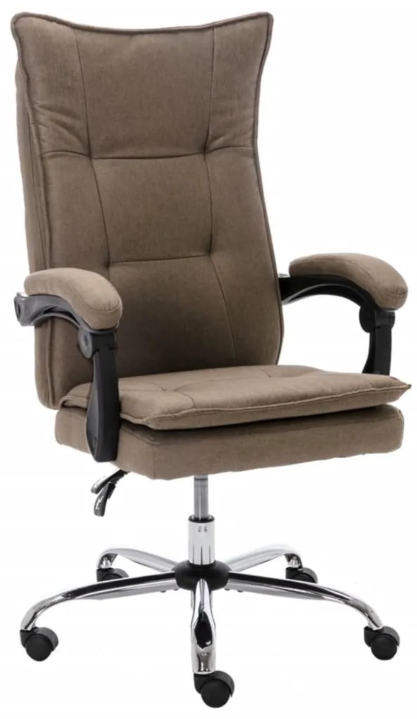20364 vidaXL Kancelářská židle taupe textil
