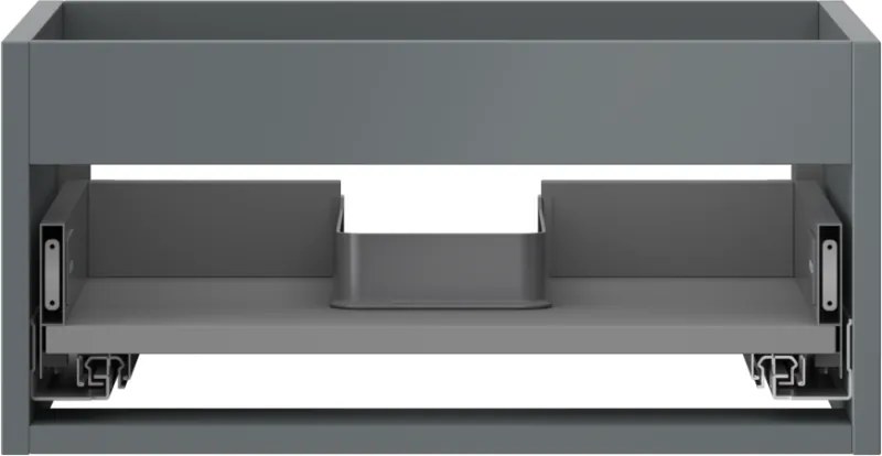 Mexen Box-A, závěsná skříňka 50 cm, 1 zásuvka, grafitová matná, 91AX0-0500-235-1-66