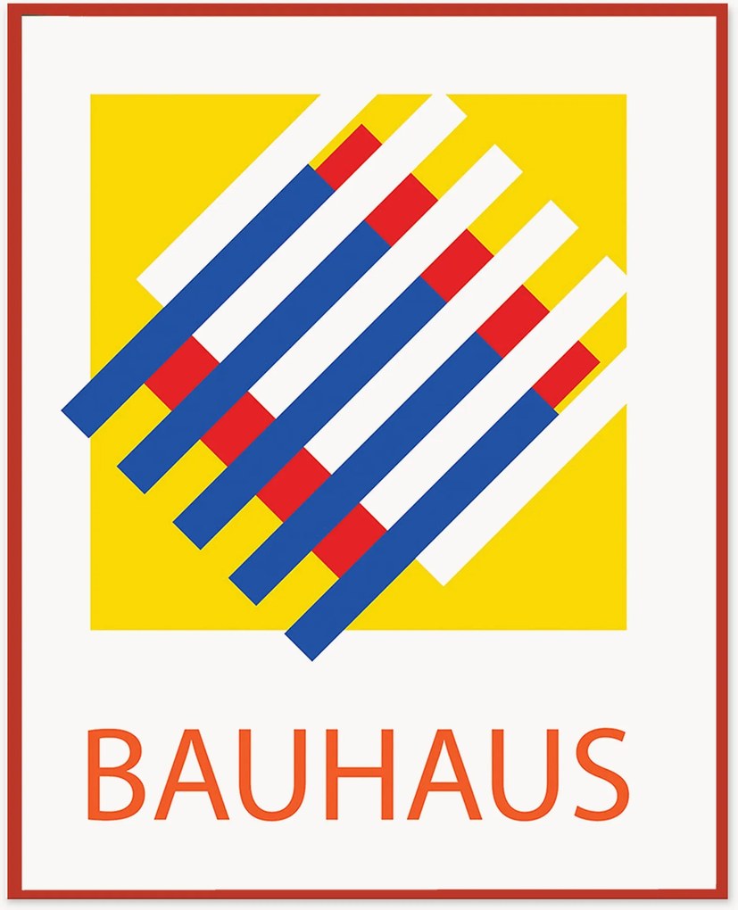 Zarámovaný digitální tisk Bauhaus Grill
