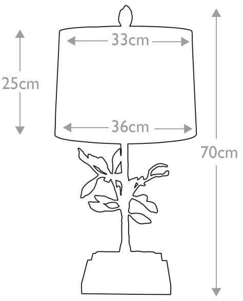 Elstead GN-AUDUBON-PARK-TL - Stolní lampa AUDUBON PARK 1xE27/60W/230V