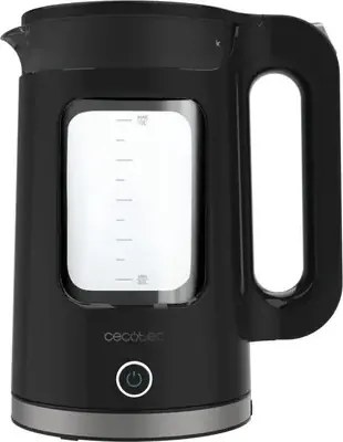 Cecotec Thermosense 330 Glassy černá / Rychlovarná konvice / borosilik