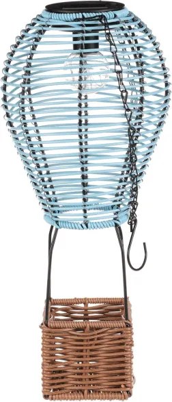 Solární lucerna balón s LED osvětlením PLA113 BLUE-L