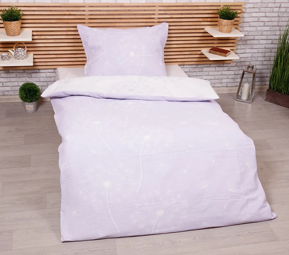TP Krepové povlečení Deluxe 140x200+70x90 - Pampelišky chmýří