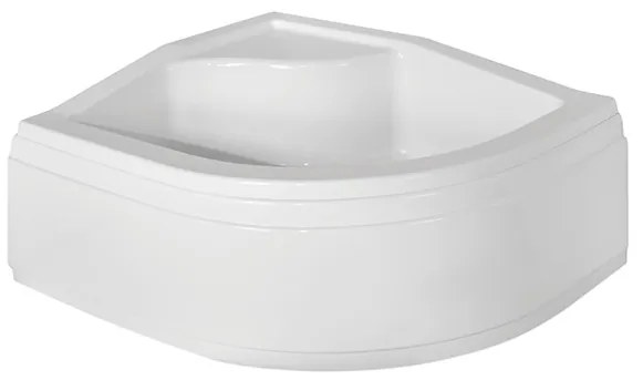 Besco Asymetrická sprchová akrylátová vanička MAXI AS 100x80 (120x85) Barva: Bílá, Rozměry (cm): 100x80, Orientace: Pravá