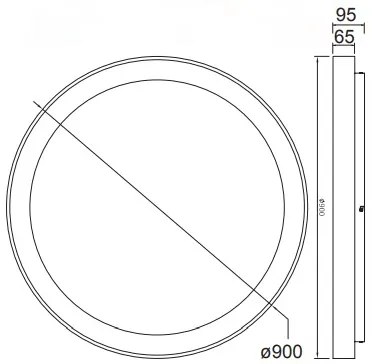 Mantra Niseko, hnědé stropní svítidlo LED 78W 3000K, průměr 90cm
