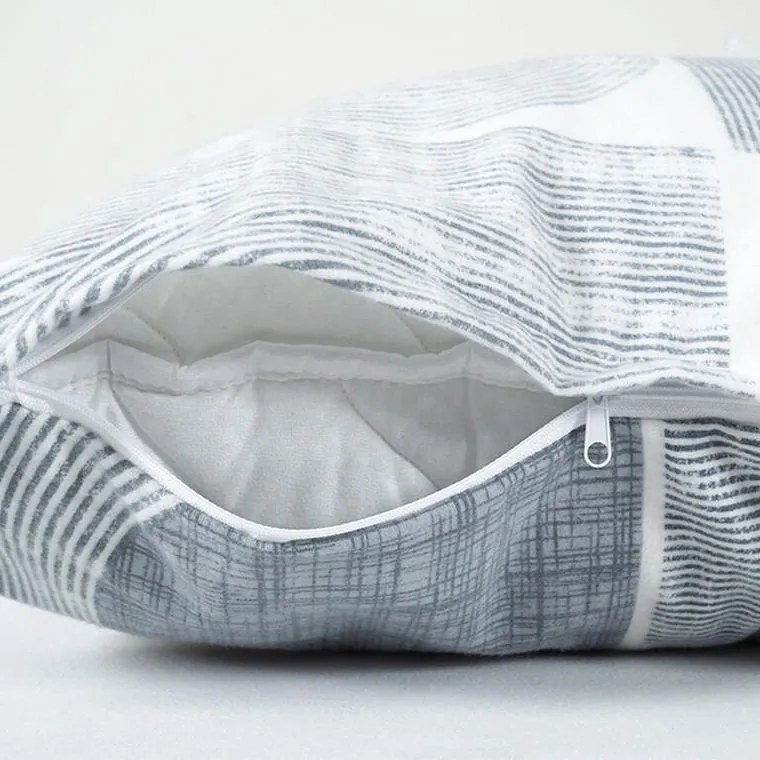 Flanelové ložní povlečení NORDIC GREY