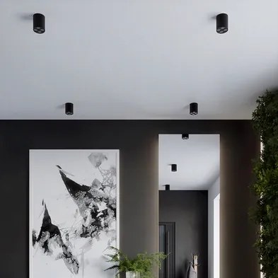 Stropní LED svítidlo SOLLUX ZOE černé 9W SL.1210
