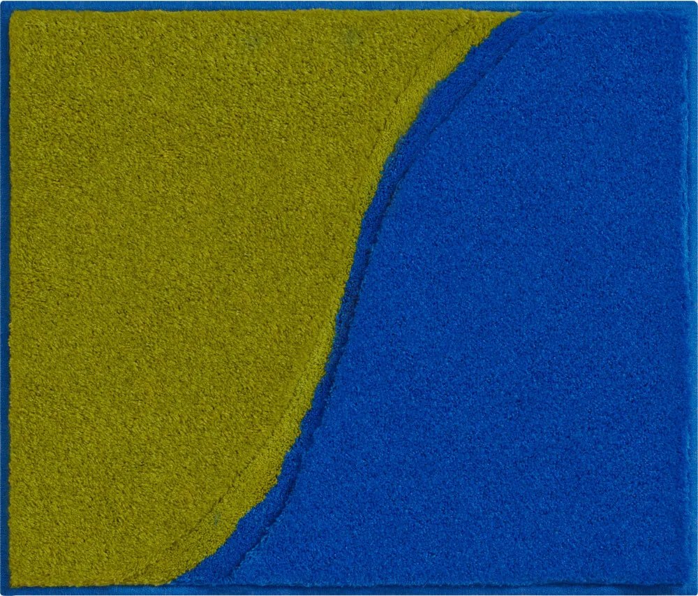 GRUND MANTA - Koupelnová předložka modrá Rozměr: 50x60 cm