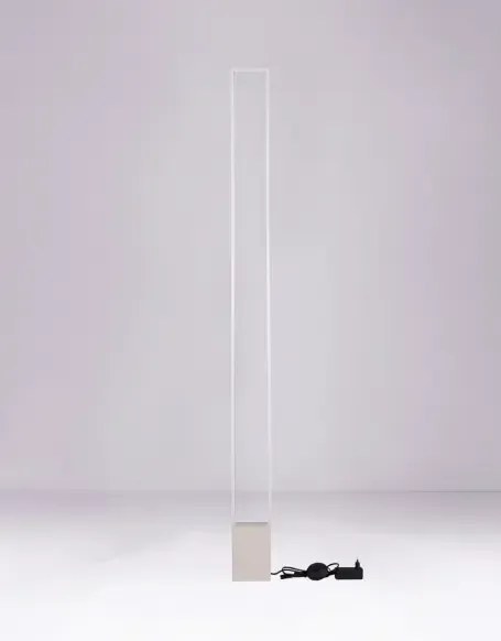 Moderní stojací lampa Lithos Bílá