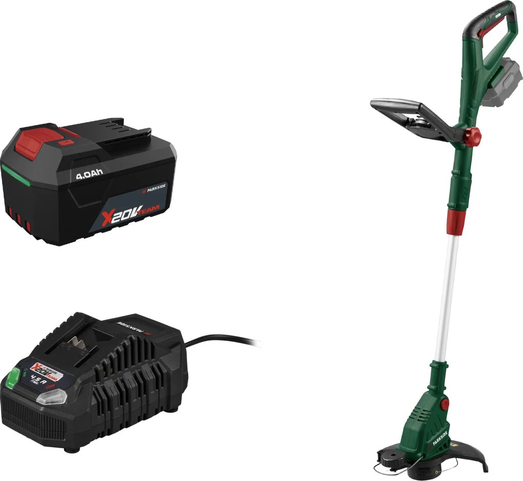 Parkside® Aku strunová sekačka Prta 20-Li D3, 4 Ah