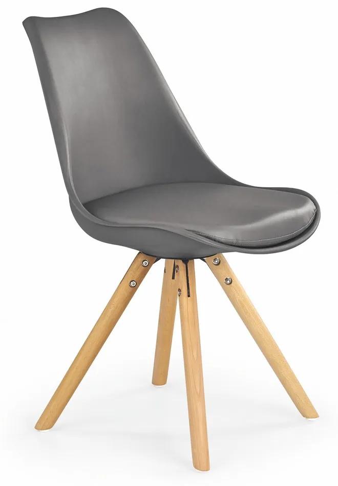 Jídelní židle Amadora, šedá / buk
