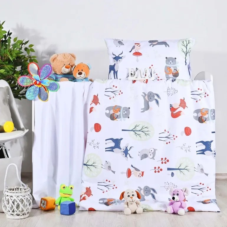 Povlečení dětské Forest EMI, Dětský set 90x130 + 45x65 Biano.cz