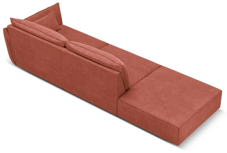 Červená lenoška (pravý roh) Vanda – Mazzini Sofas