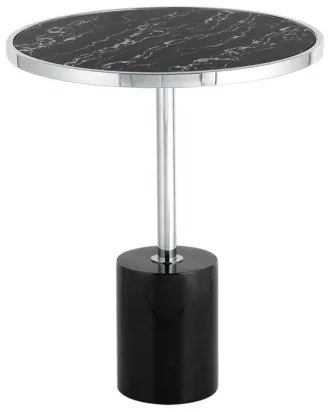 Odkládací stolek Lana 525 stříbrná / černá