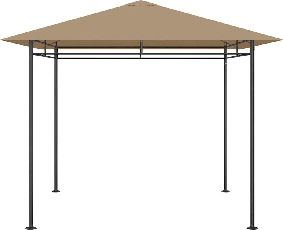 Altán 3 x 3 x 2,7 m taupe 180 g/m² 313919