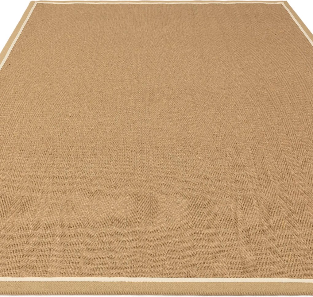 Tribeca Design Kusový koberec Woodkid Herringbone Cream Rozměry: 68x240 cm